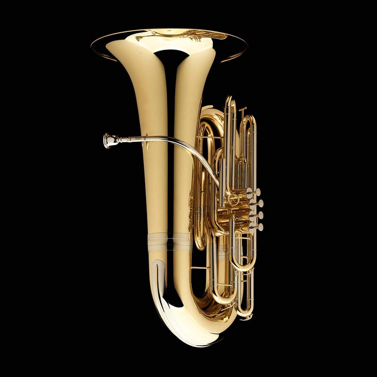 BBb 4/4 Tuba with 4-valves 'Dragon' - TB484 – Wessex Tubas